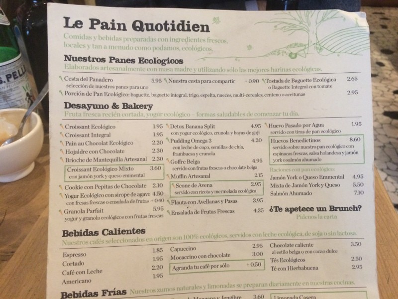 LE PAIN QUOTIDIEN BARCELONA, QUÉ SE CUECE EN BCN